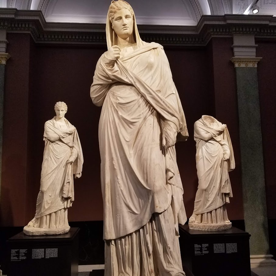 Exhibiting the famous three Woman Statues from Herculaneum – Are ...